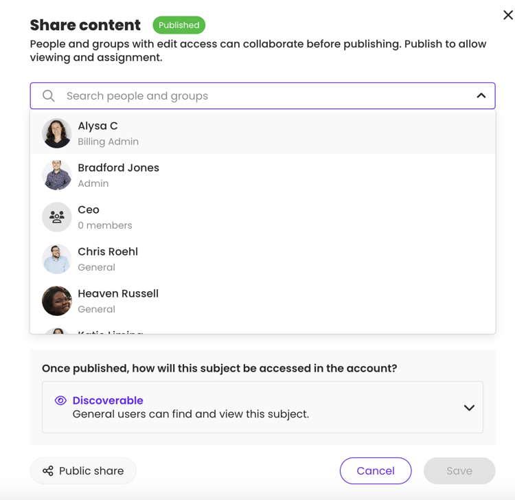 Group Share