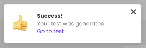 Auto-generate Tests