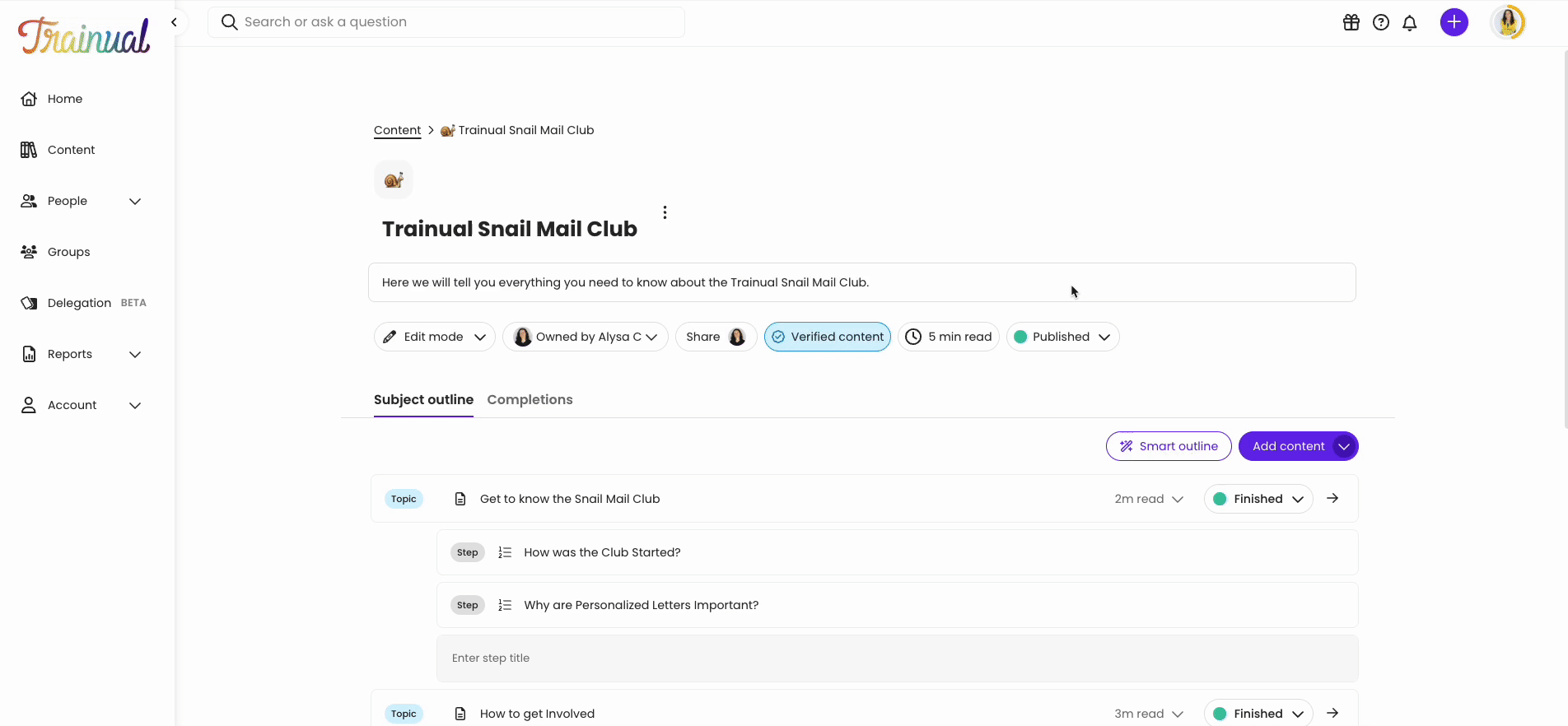 Manage Content Libraries